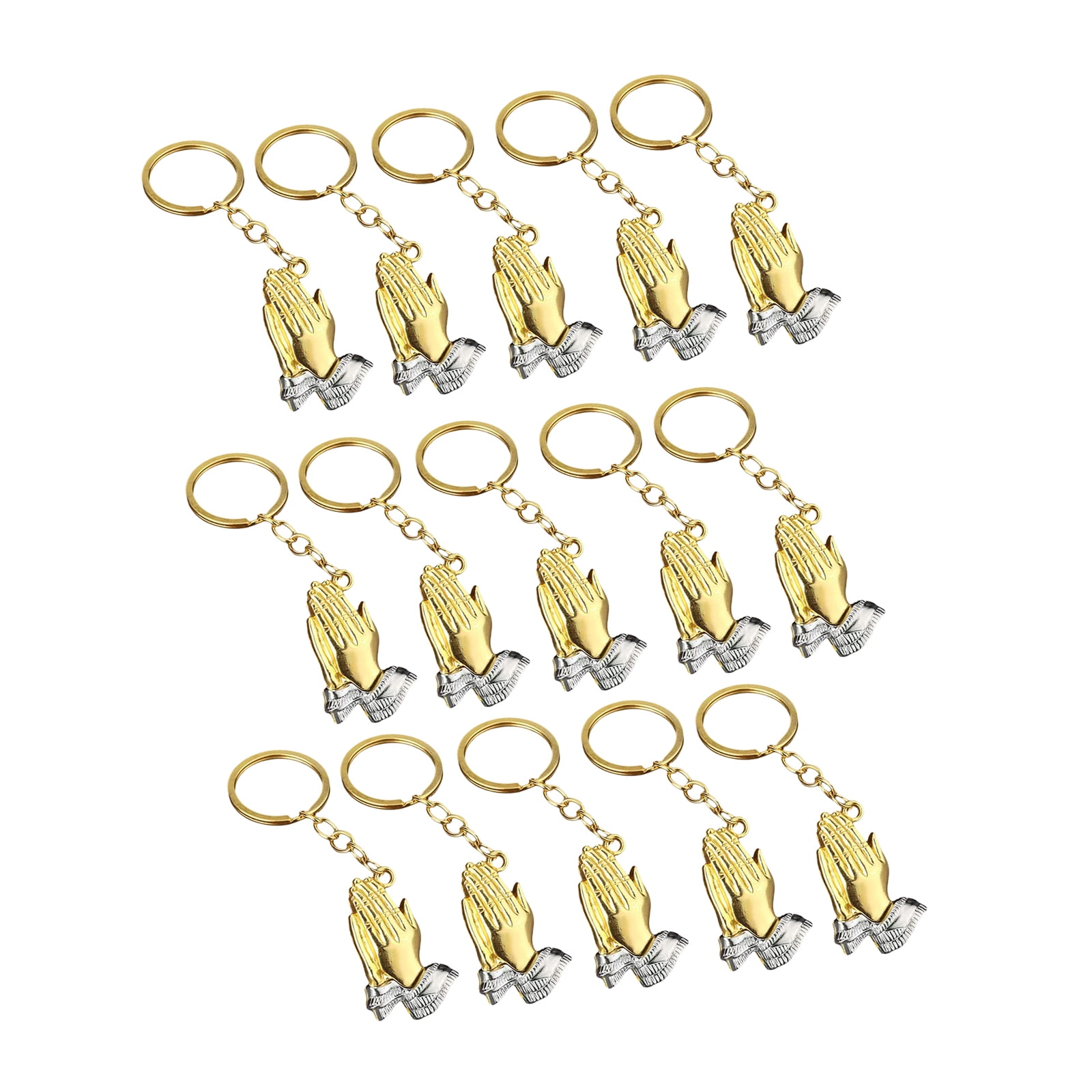 Handcraft Praying Hand Pendant Prayer Hands Keychains Charm Symbolizing ...