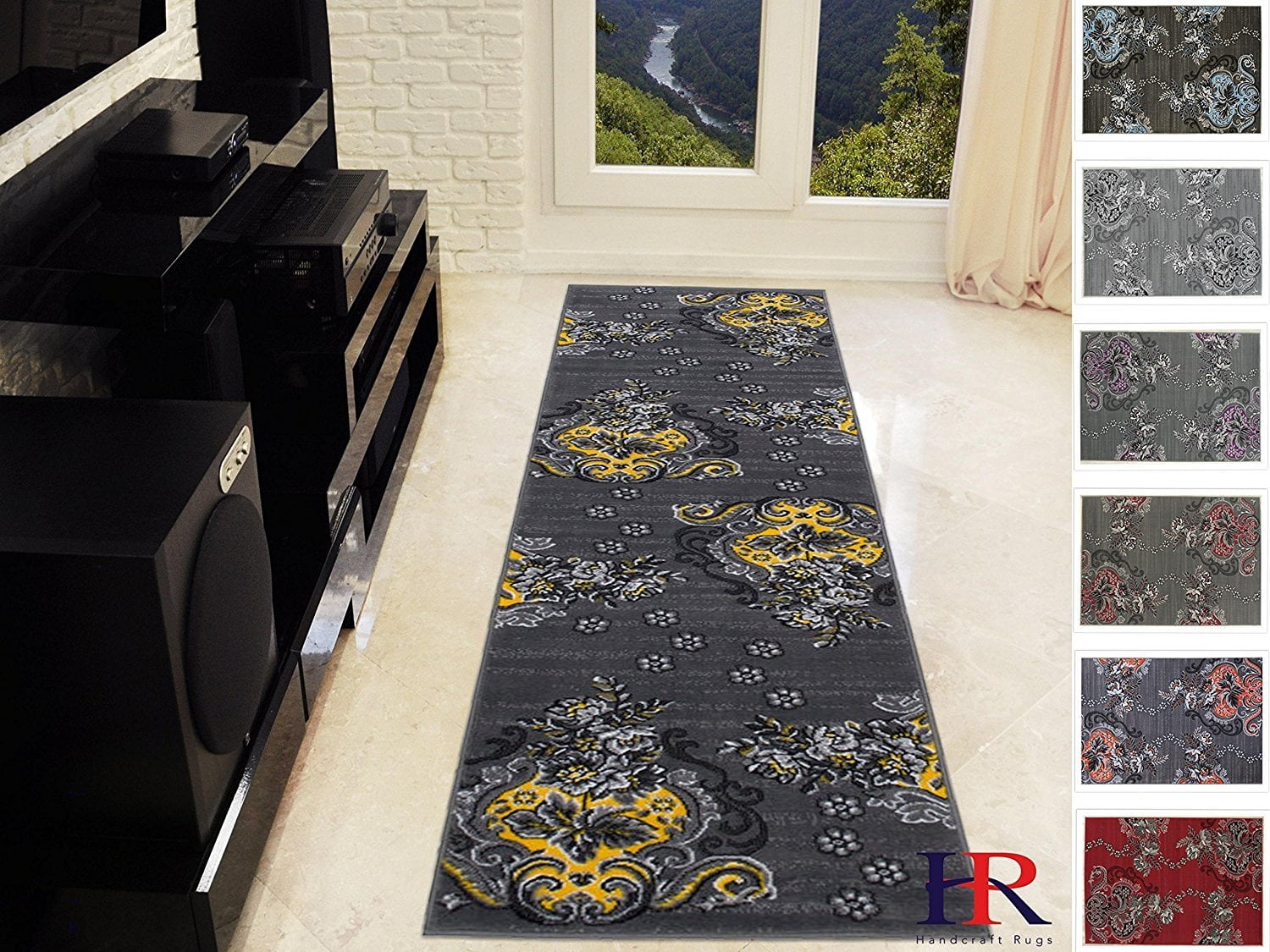 Handcraft Rugs - Abstract Area Rug Modern Contemporary Flower patterned ...