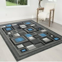 Handcraft Rugs 8 X 10 Abstract Geometric Modern Squares Pattern Area ...