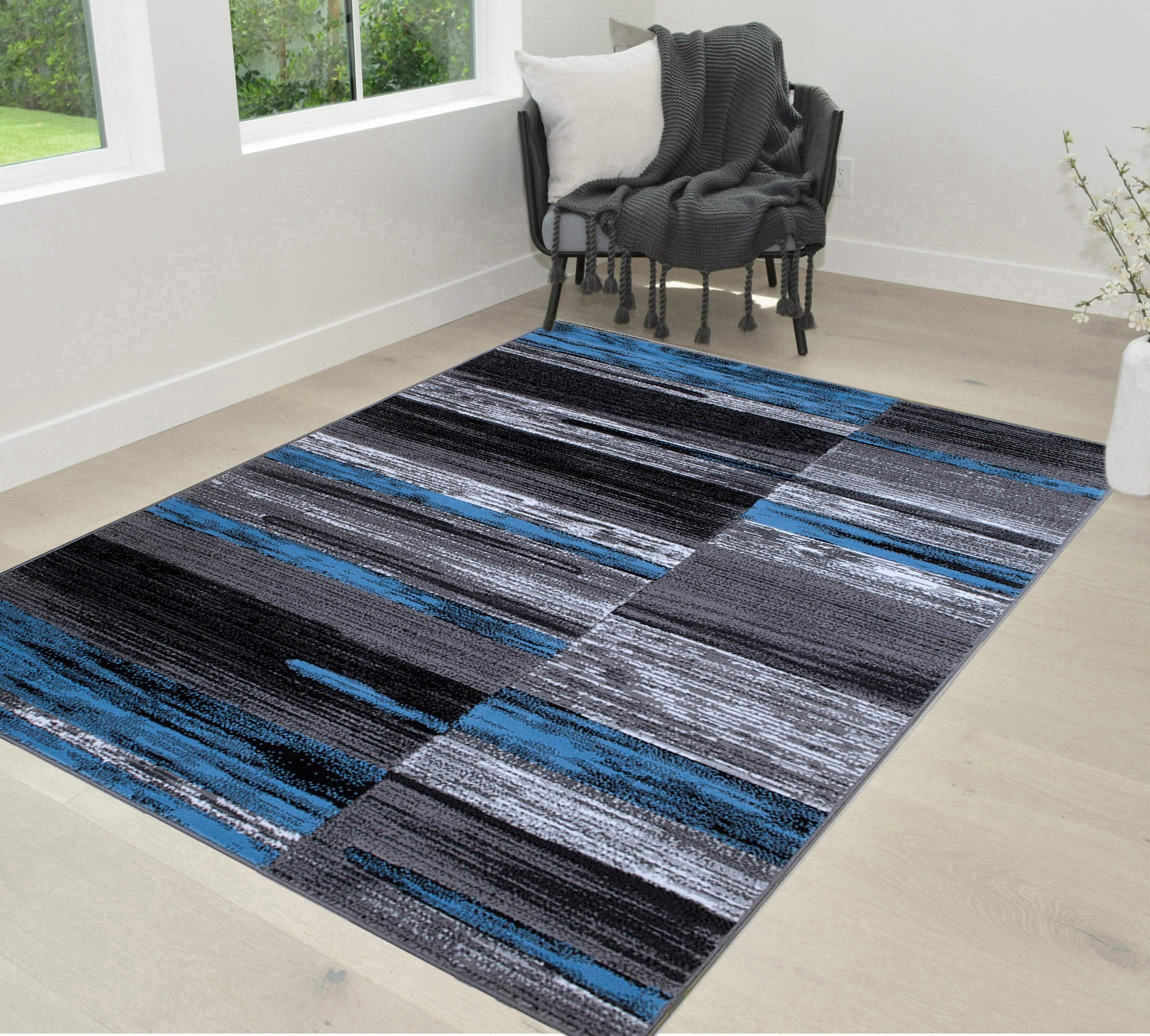 Handcraft Rugs - Chocolate/Beige/Gold/Abstract Area Rug Modern ...