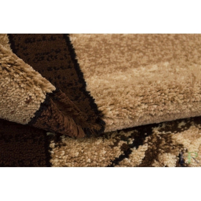 Handcraft Rugs HR Lodge Cabin Area Rugs Runner Rustic Cabin Novelty ...