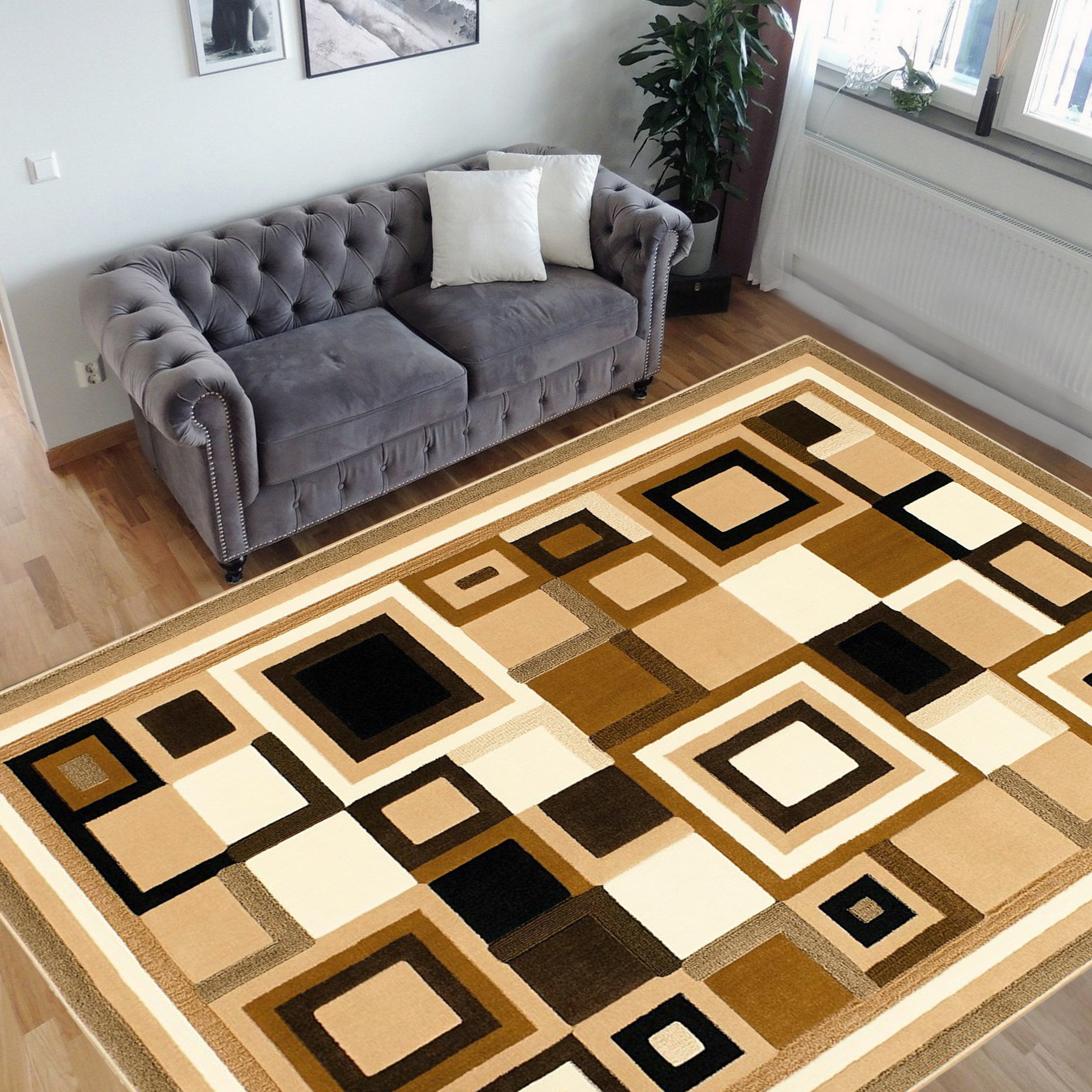 Handcraft Rugs-Modern Contemporary Living Room Rugs-Abstract Carpet ...