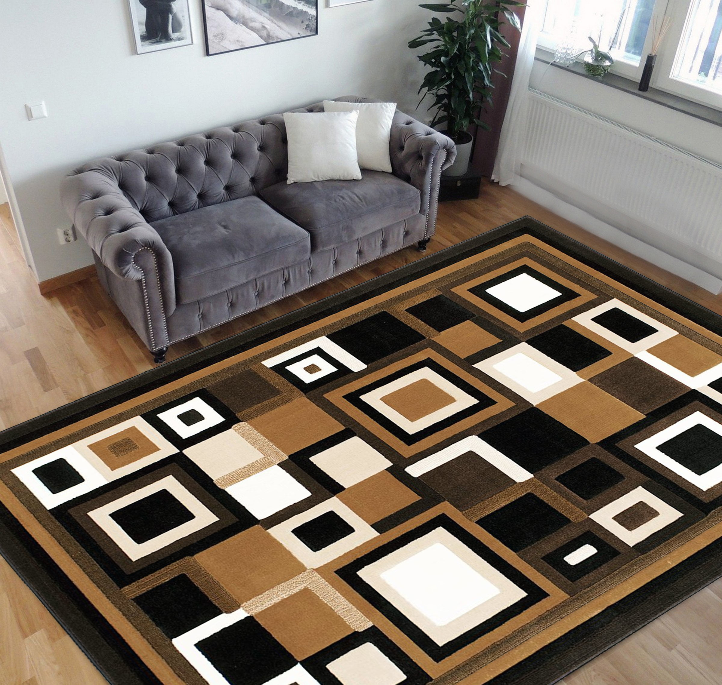 Handcraft Rugs-Modern Contemporary Living Room Rugs-Abstract Carpet ...