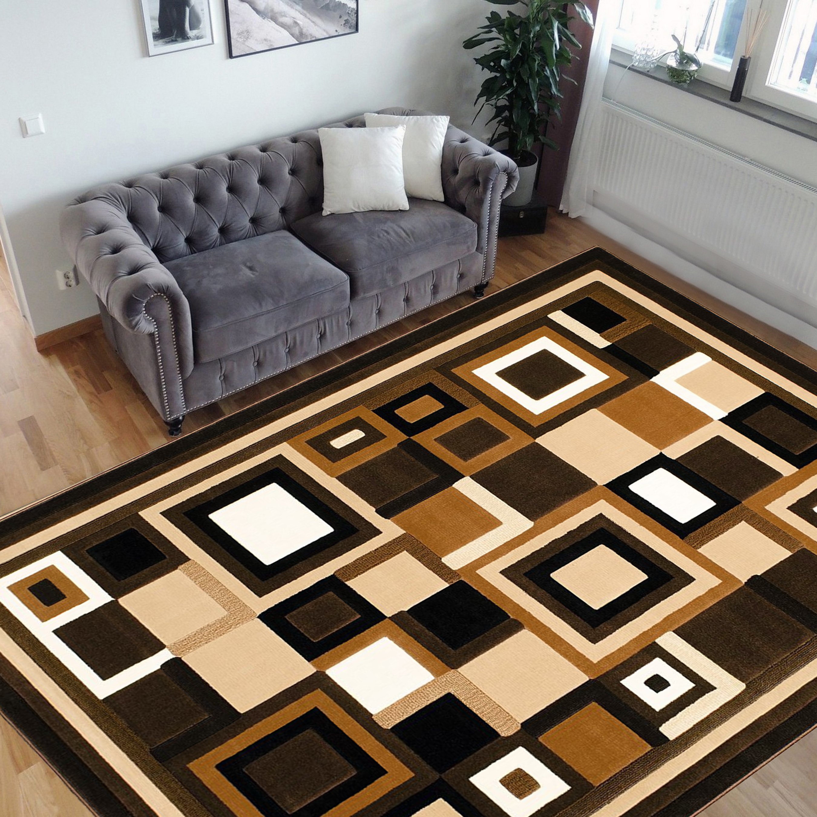 Handcraft Rugs-Modern Contemporary Living Room Rugs-Abstract Carpet ...