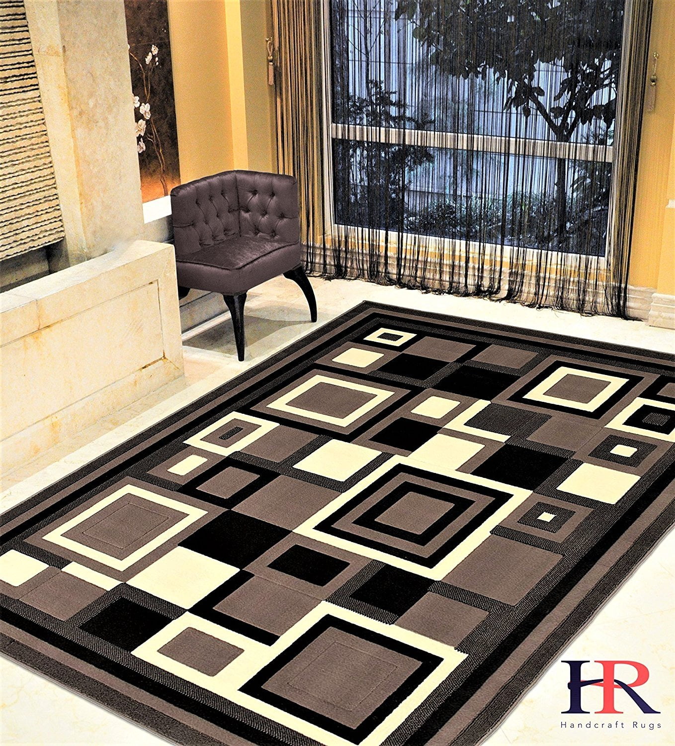 Handcraft Rugs-Modern Contemporary Living Room Rugs-Abstract Carpet ...