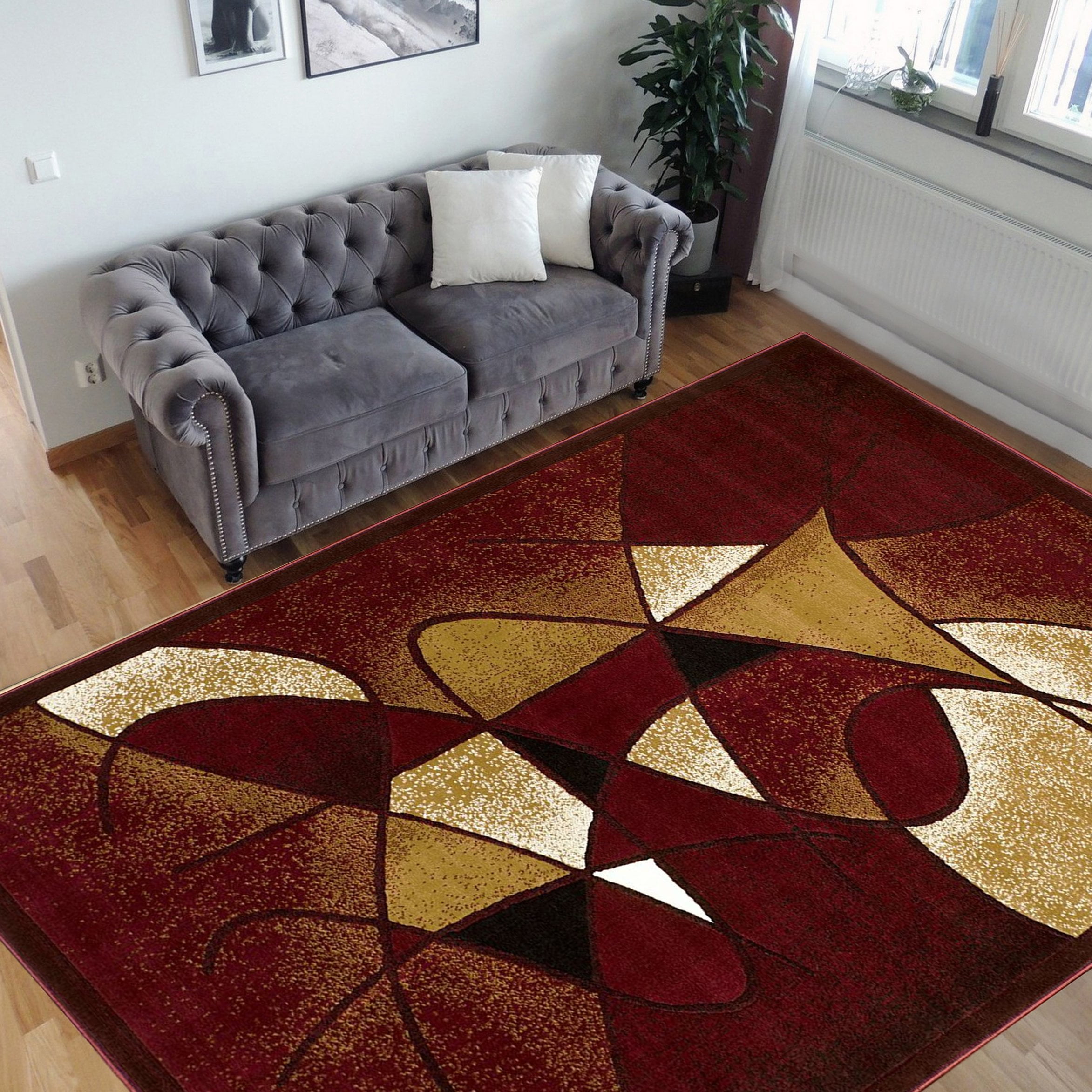 Handcraft Rugs-Modern Contemporary Living Room Rugs-Abstract Carpet ...
