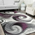 Handcraft Rugs-Swirls Abstract Design Modern Contemporary Hand Carved ...