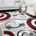 Handcraft Rugs-Swirls/Circles/Spiral Modern Contemporary abstrac tHand ...