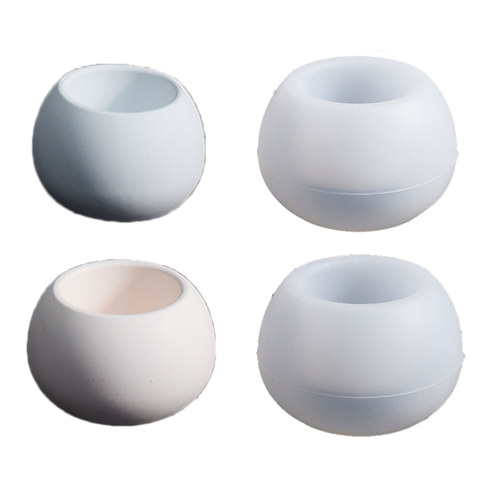 Handcraft Shaped Silicone Mold for Unique Plant Pots Sturdy Cement ...