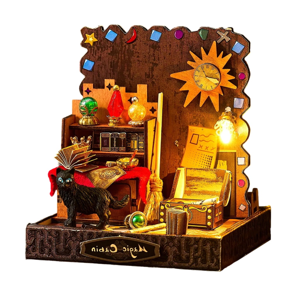 Handcraft Wooden Miniature Scene Model Kits for Unique Home Decors Kids ...