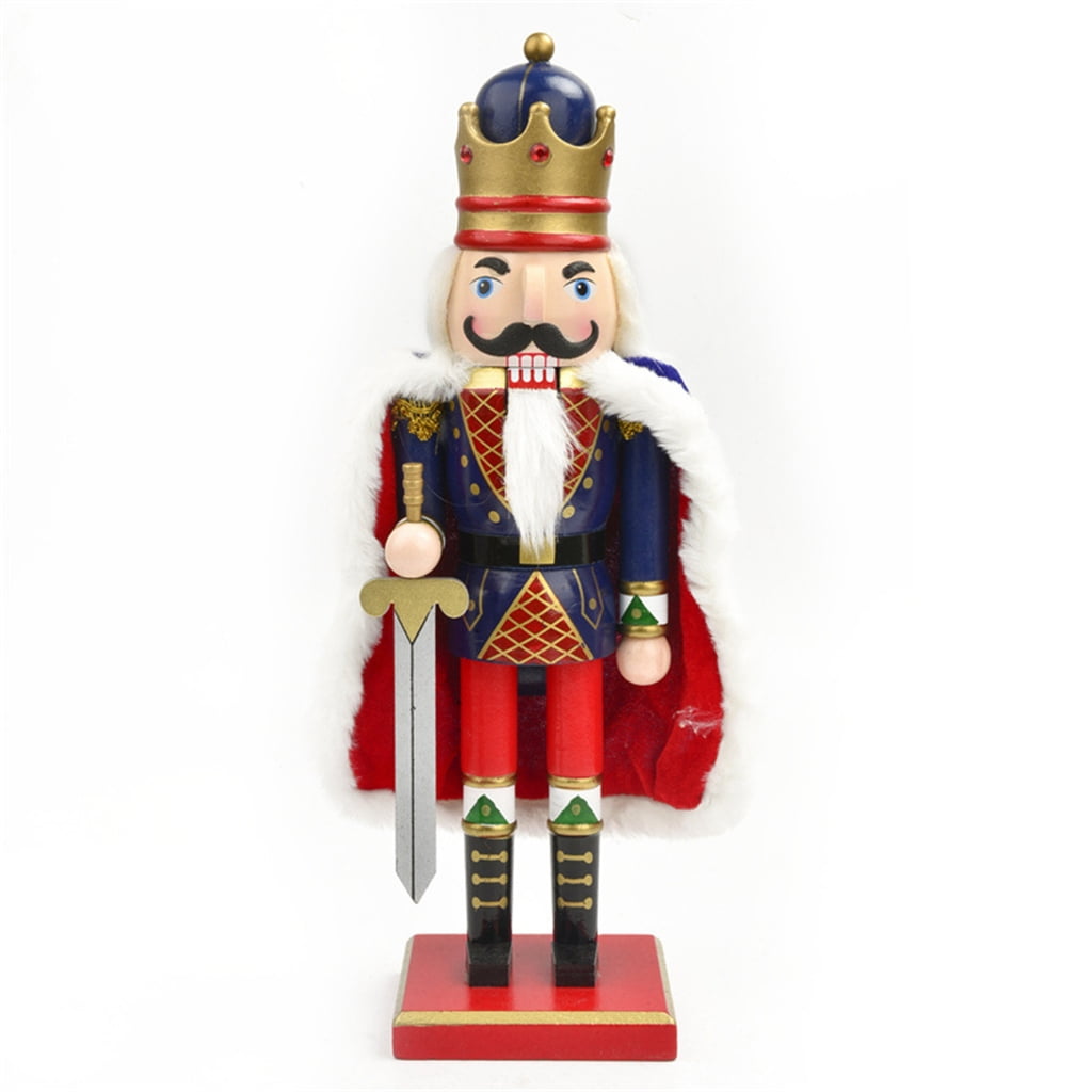 Handcrafted 38CM Tall Nutcrackers Soldier Wood Sculpture Christmas ...