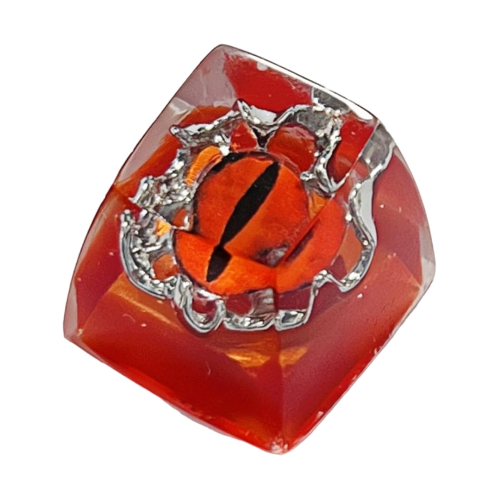 Handcrafted 3D Translucently Resin Keycap Epoxy Cartoon Eye Keycap ...