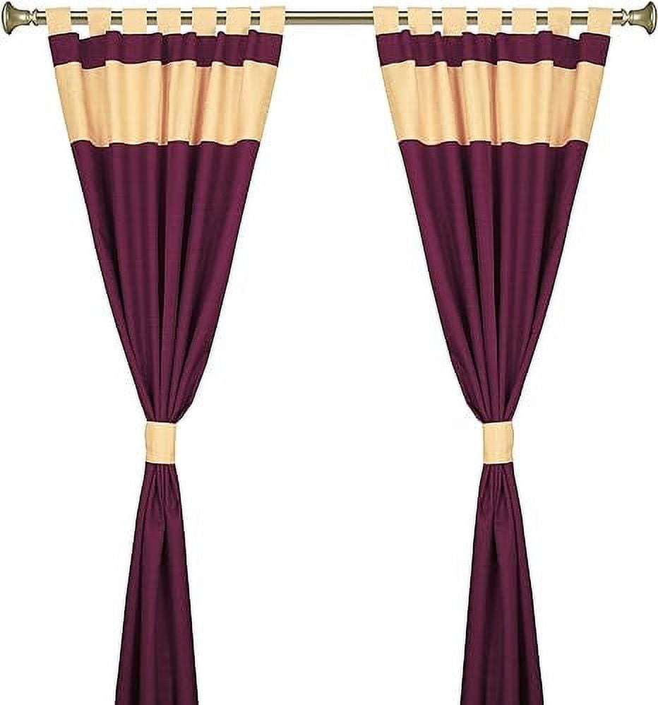 Customer reviews for Handcrafted 4-Piece Blended Raw Silk Curtain - Two ...