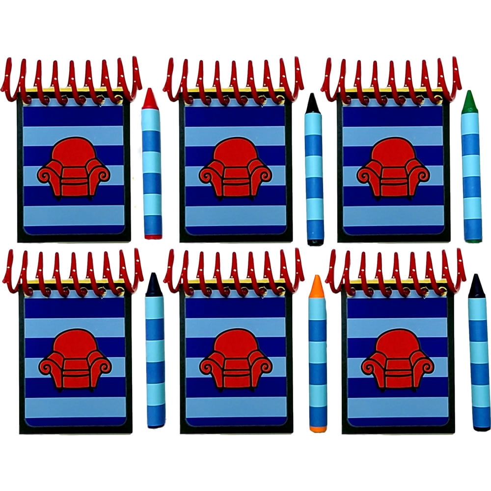 Handcrafted 6 Mini Blue Striped Handy Dandy Party Favor Pack - Walmart.com