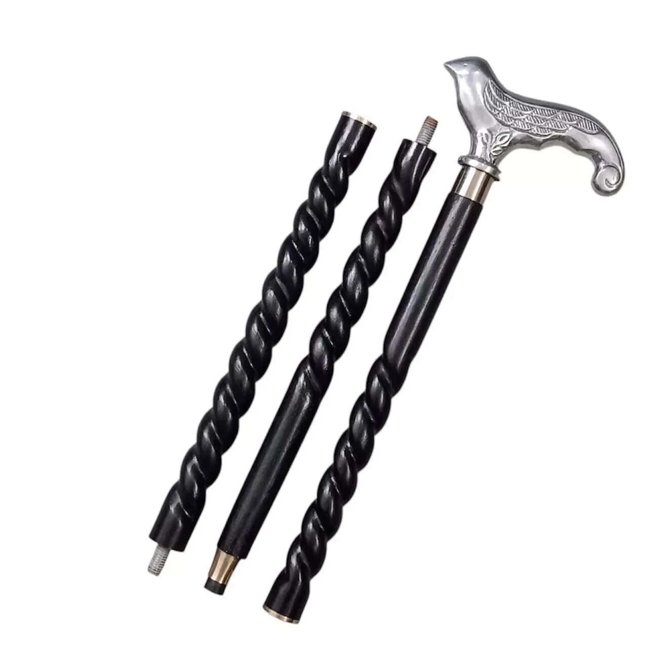 Handcrafted BUBBA STIK Texas-Style Walking Stick Cane with Stained ...