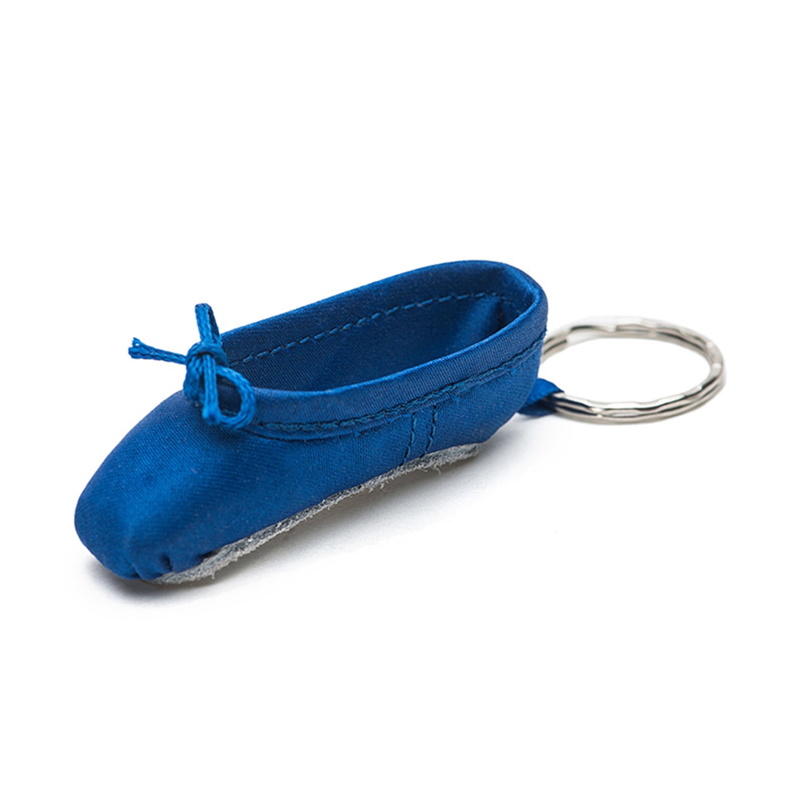 Handcrafted Ballet Shoe Keychain Silk Mini Pointe Shoe Keyrings Elegant ...