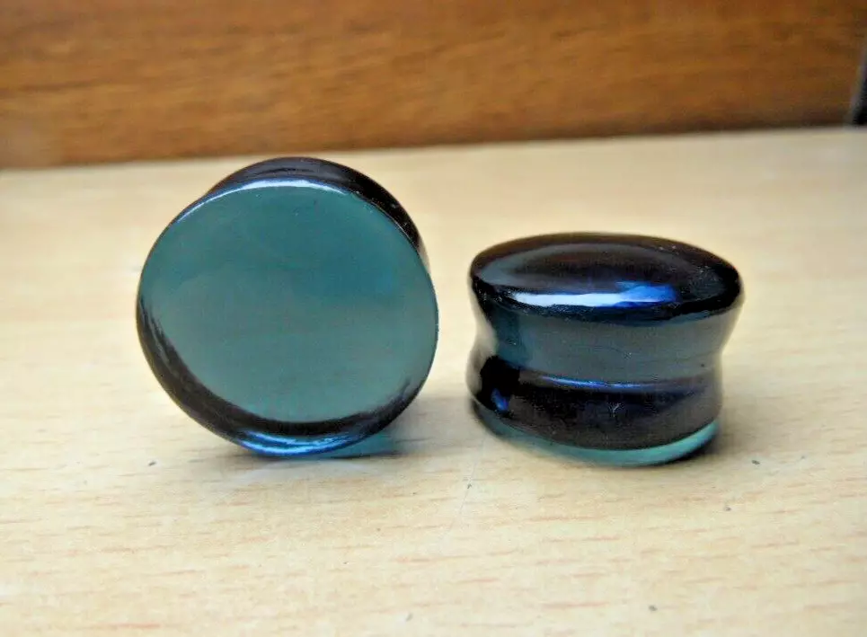 Handcrafted Blue Sapphire Tunnels Ear Gauges & Plugs Earrings – Unique ...