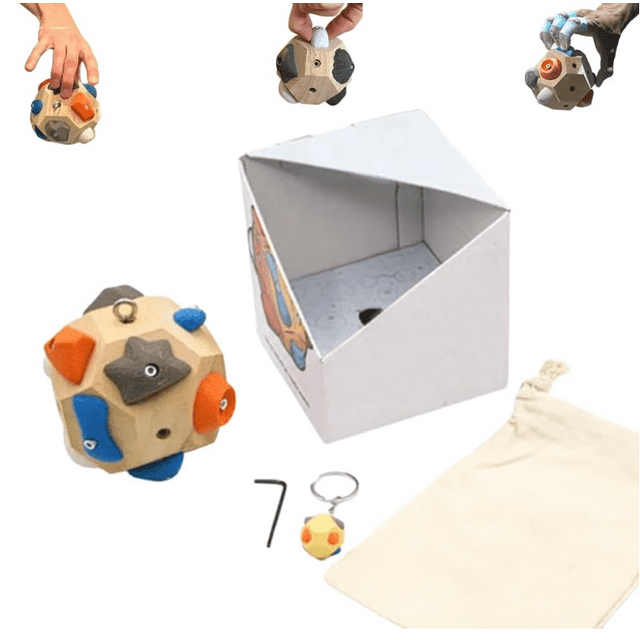 Handcrafted Boulder Block - Build Strength and Precision, Boulder Ball ...