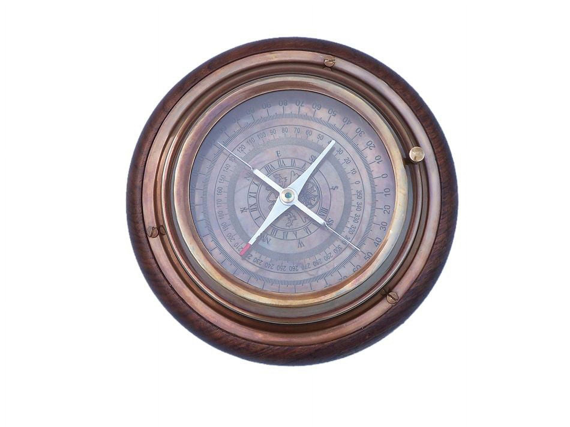 Handcrafted Cast Iron - Antique Brass Directional Desktop Compass 6 ...