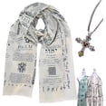 Handcrafted Christian Prayer Shawl,Vintage Bible Verse Scarf,Large ...