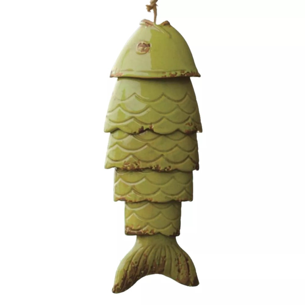 Handcrafted Colorful Koi Fish Wind Chimes for Outdoor and Indoor ...
