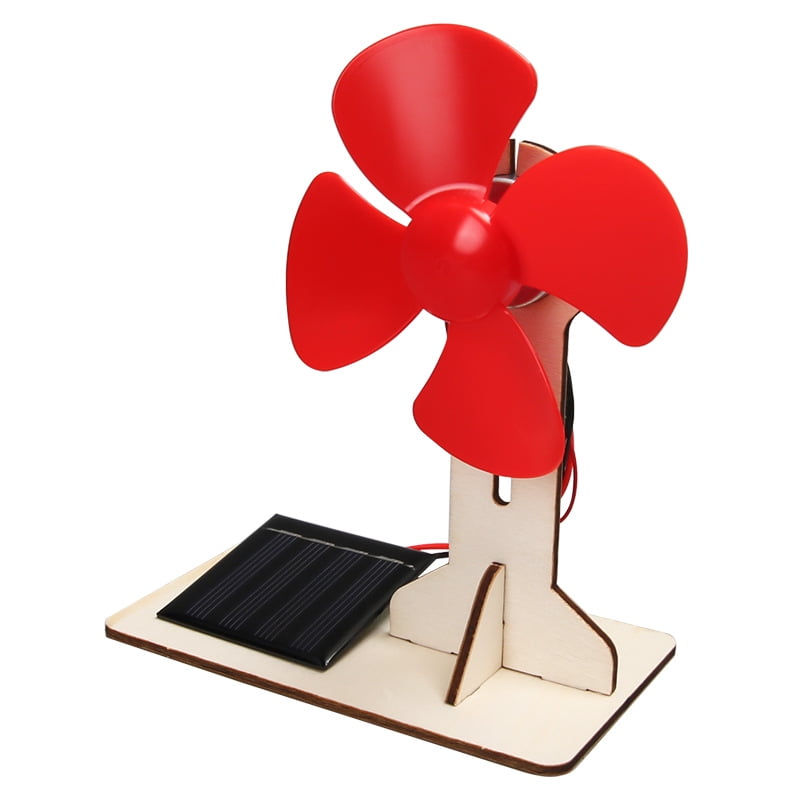 Handcrafted DIY technological projects and small toys Solar-powered fan ...
