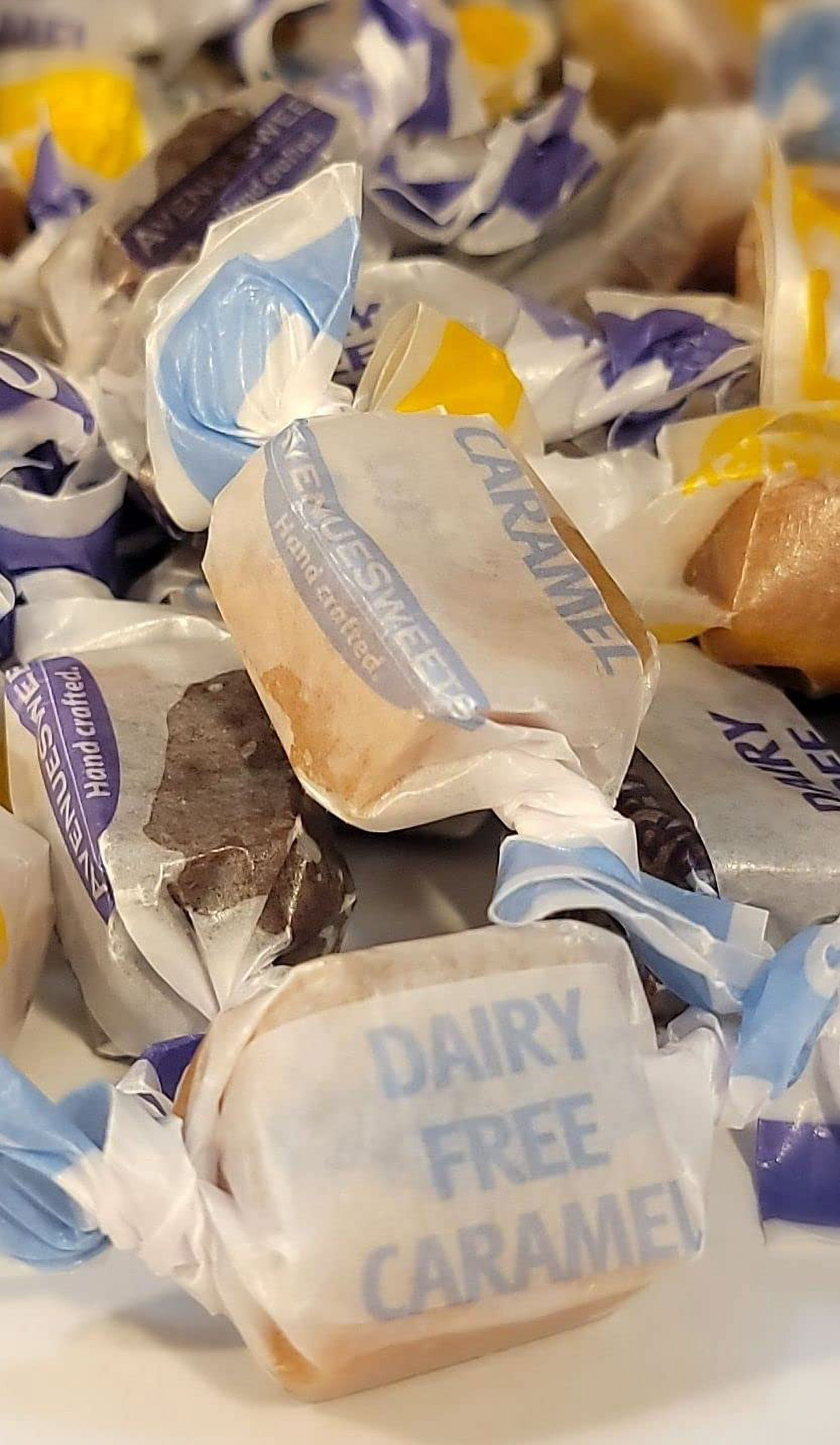 Handcrafted Dairy Vegan Individually Wrapped Soft Caramels 1 lb Box ...