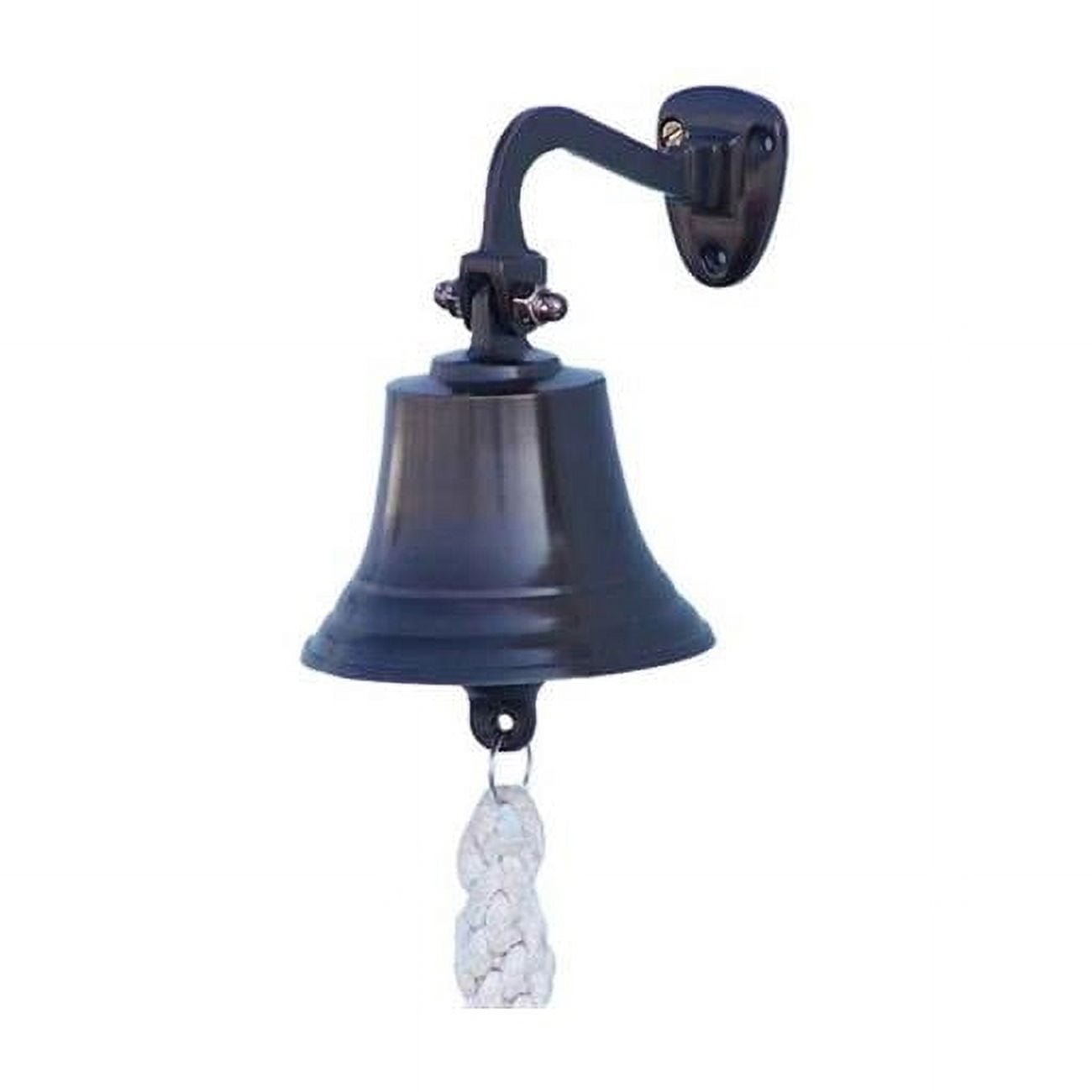 Handcrafted Decor Bl-2019-5-BZ Bronze Hanging Ships Bell, 6 in ...
