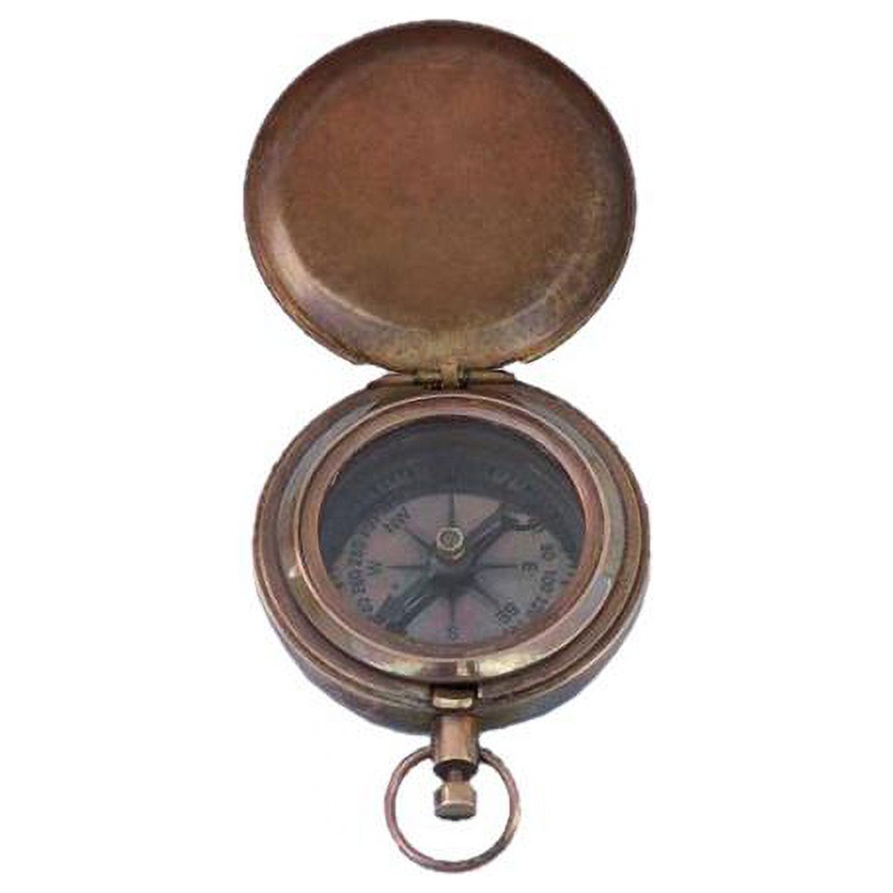 Handcrafted Decor CO-0903-AC Antique Copper Ship Scouts Push Button ...