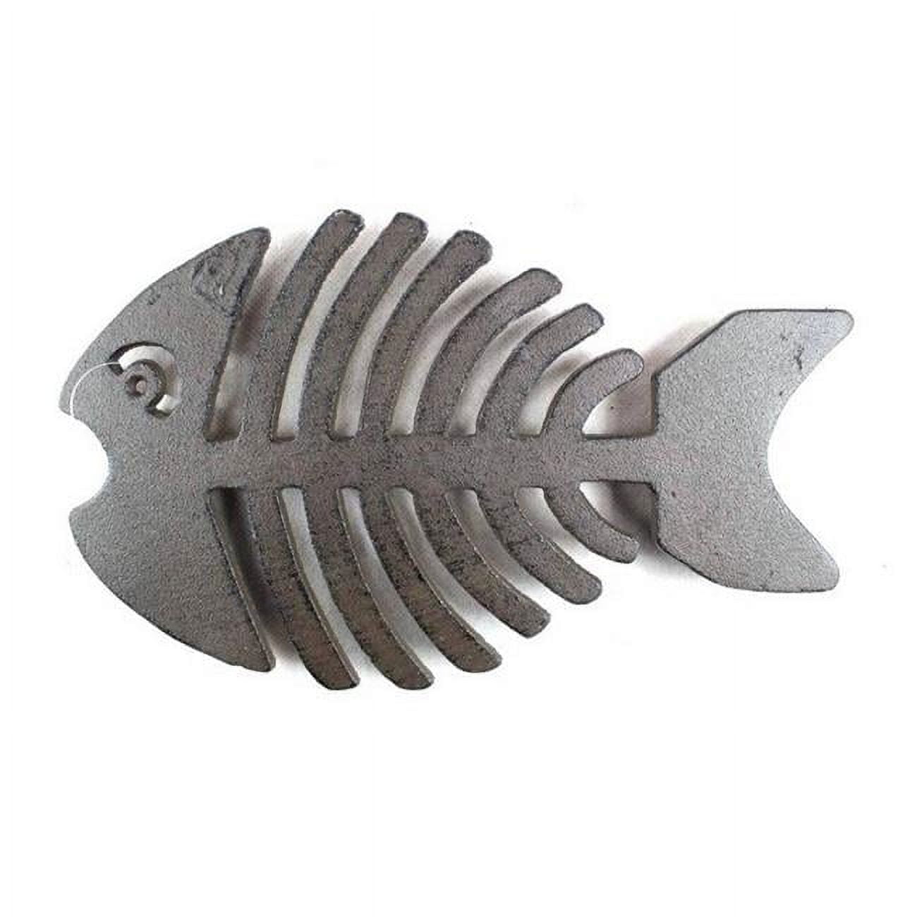 Handcrafted Decor K-0145C-cast iron Cast Iron Fish Bone Trivet, 11 in ...