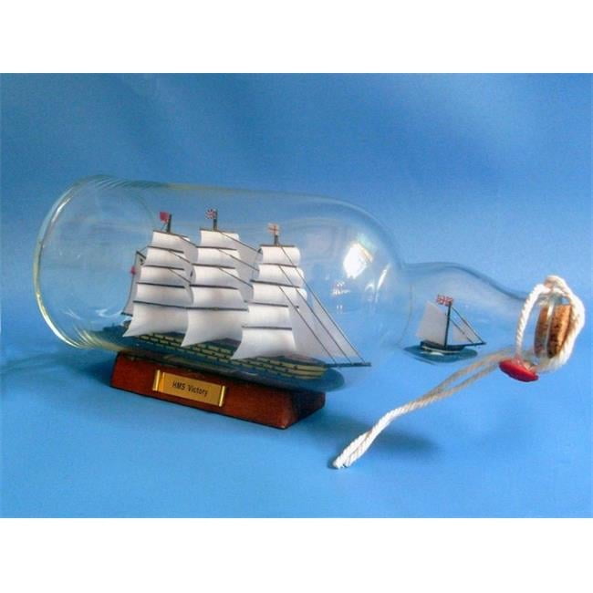 Handcrafted Decor Victory Bottle HMS Victory Model Ship in a Glass ...