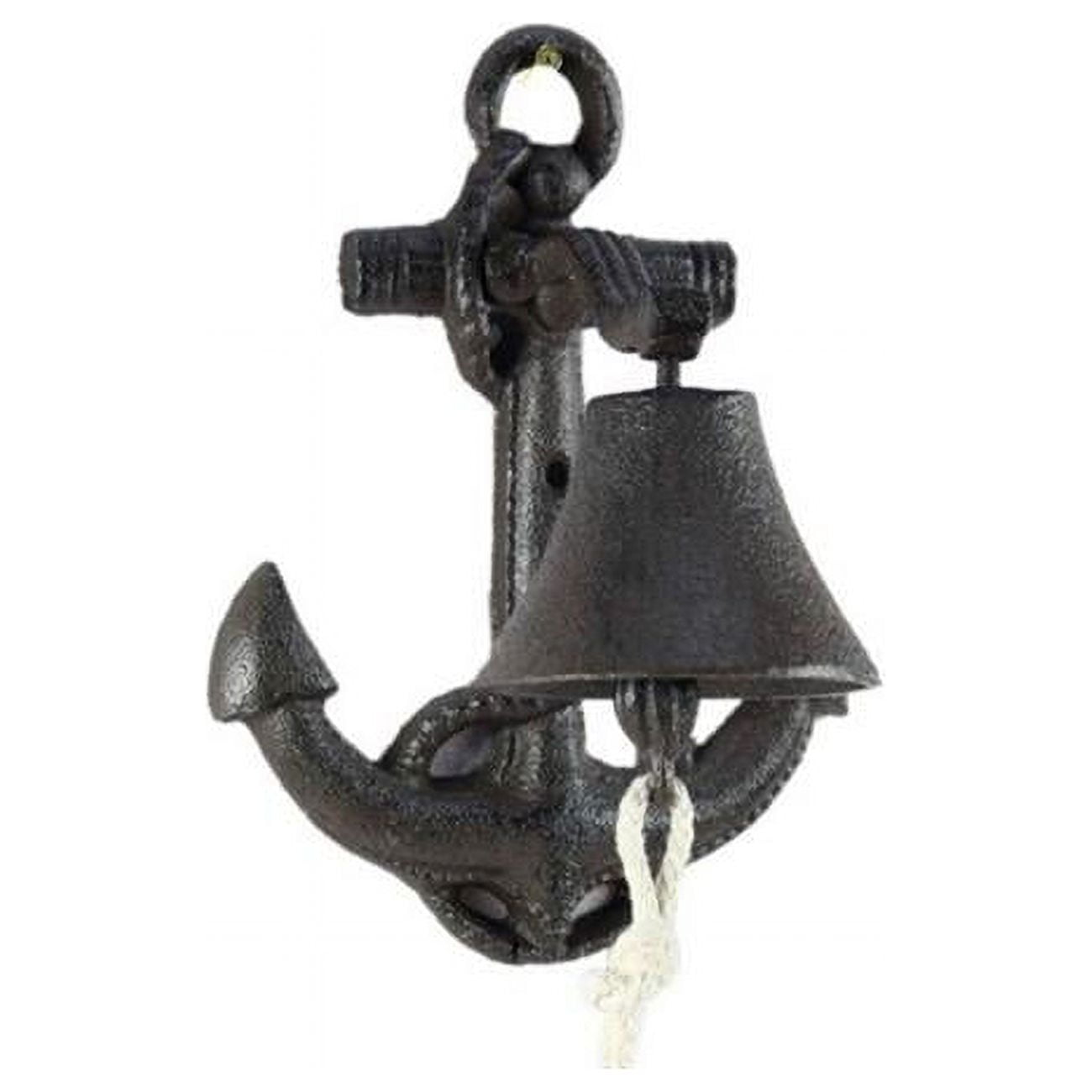 Handcrafted Decor Cast Iron Wall Mounted Anchor Bell- 8 in. - Walmart.com