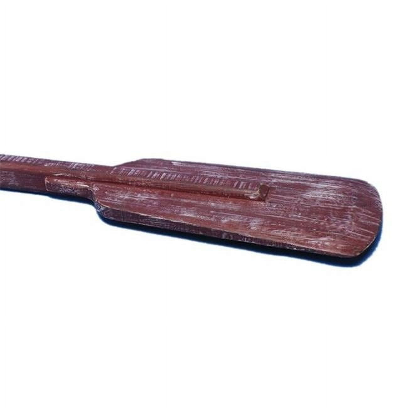 Handcrafted Decor Solid-Red-Oar-36-301 Wooden Rustic Hampshire ...