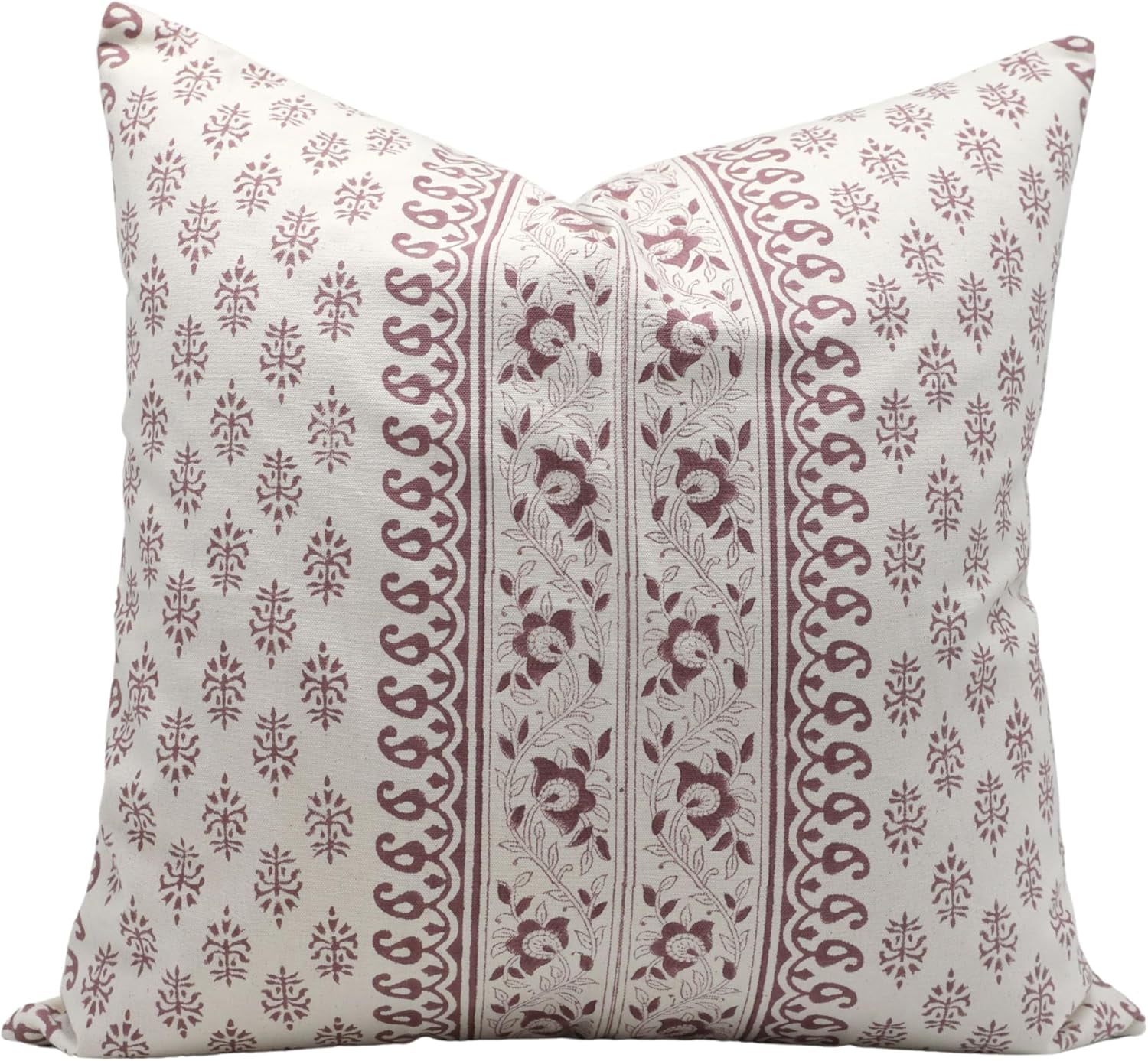 Handcrafted Duck Canvas Pillow Covers with Block Prints By Fabdivine ...
