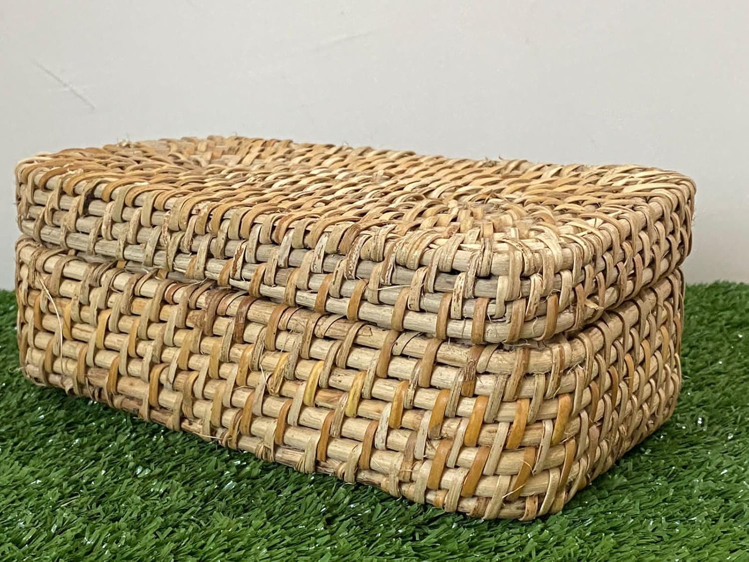 Handcrafted Eco Friendly Organic Rattan Organizer Container ...