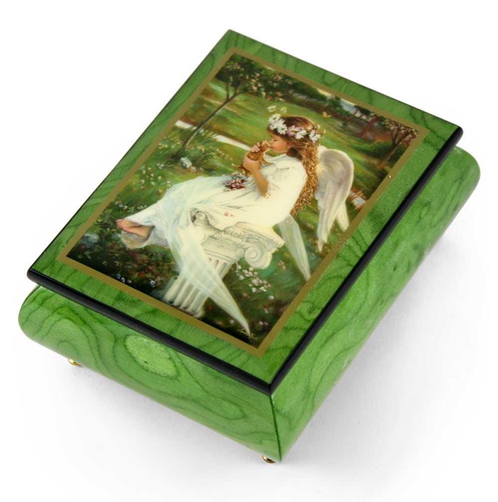 Handcrafted Ercolano Music Box Featuring "Kitten Kisses" by Sandra Kuck ...