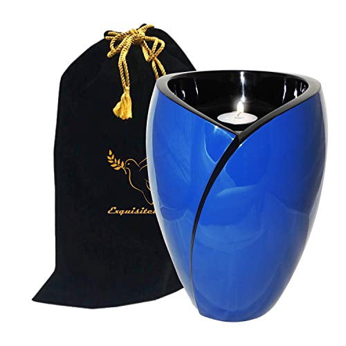Handcrafted Fiber Glass Cremation Urn - Tea Light Adult Urn ...