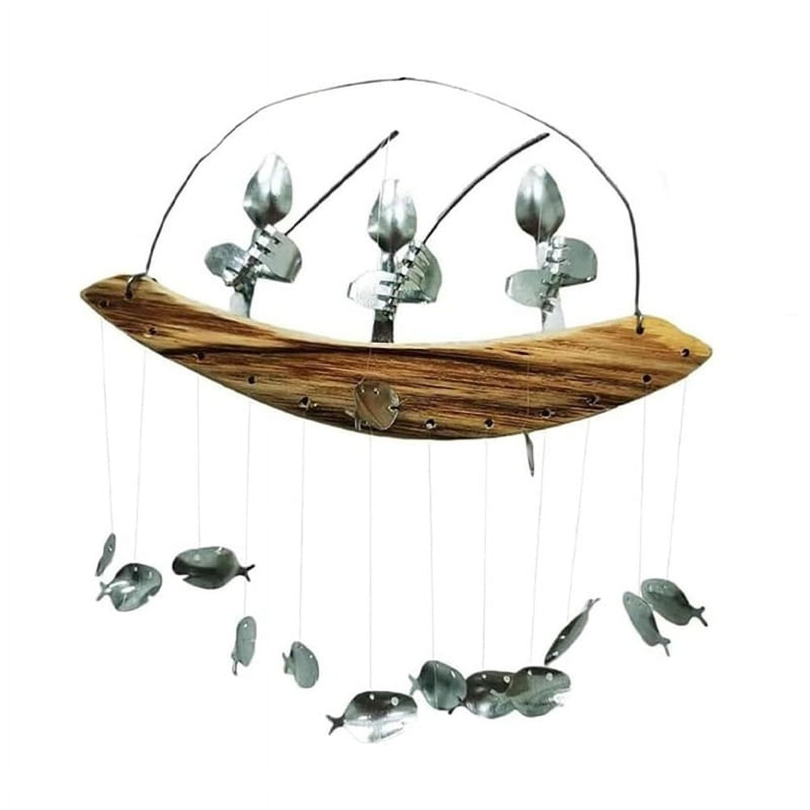 Handcrafted Fisherman'S Spoon Fish Sculpture Wind Chime Spoon Fish ...