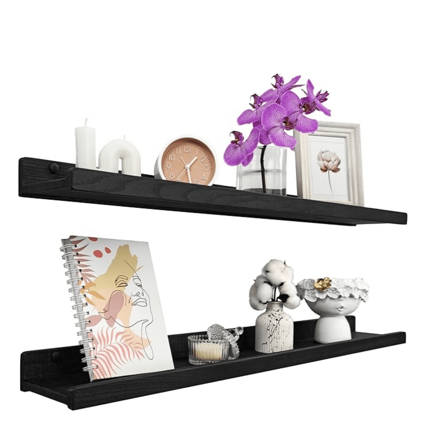 Handcrafted, Floating Shelves for Wall 36 inch, Waterproof, Wall ...