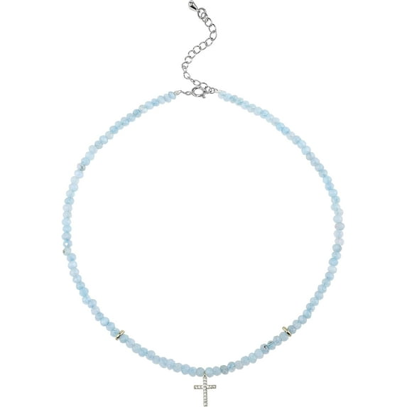 Handcrafted Gemstone Choker Necklace - Natural Jade & Crystal Beads ...