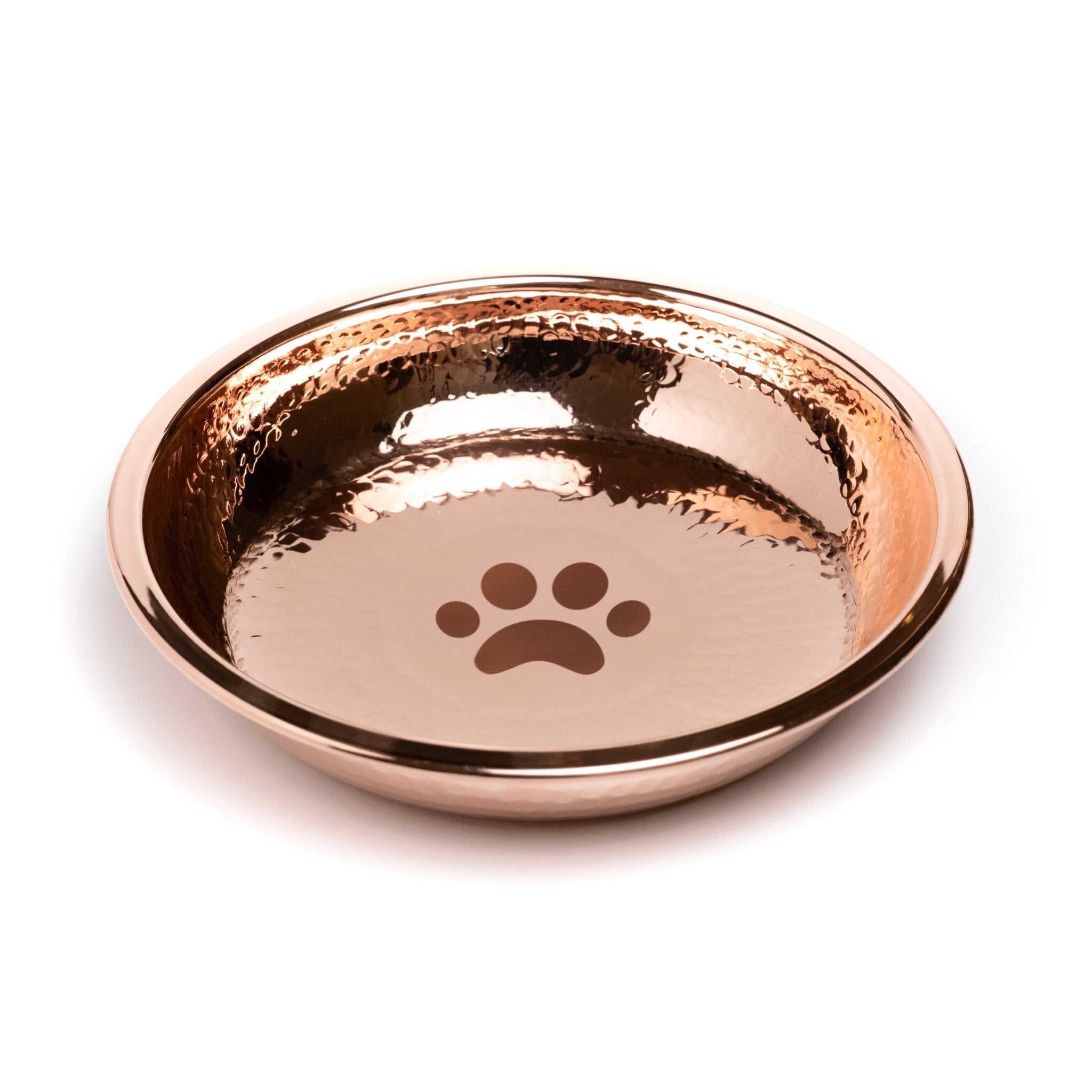 Handmade 100% Solid Copper Pet Feeding Bowl for Dogs & Cats – Food and ...