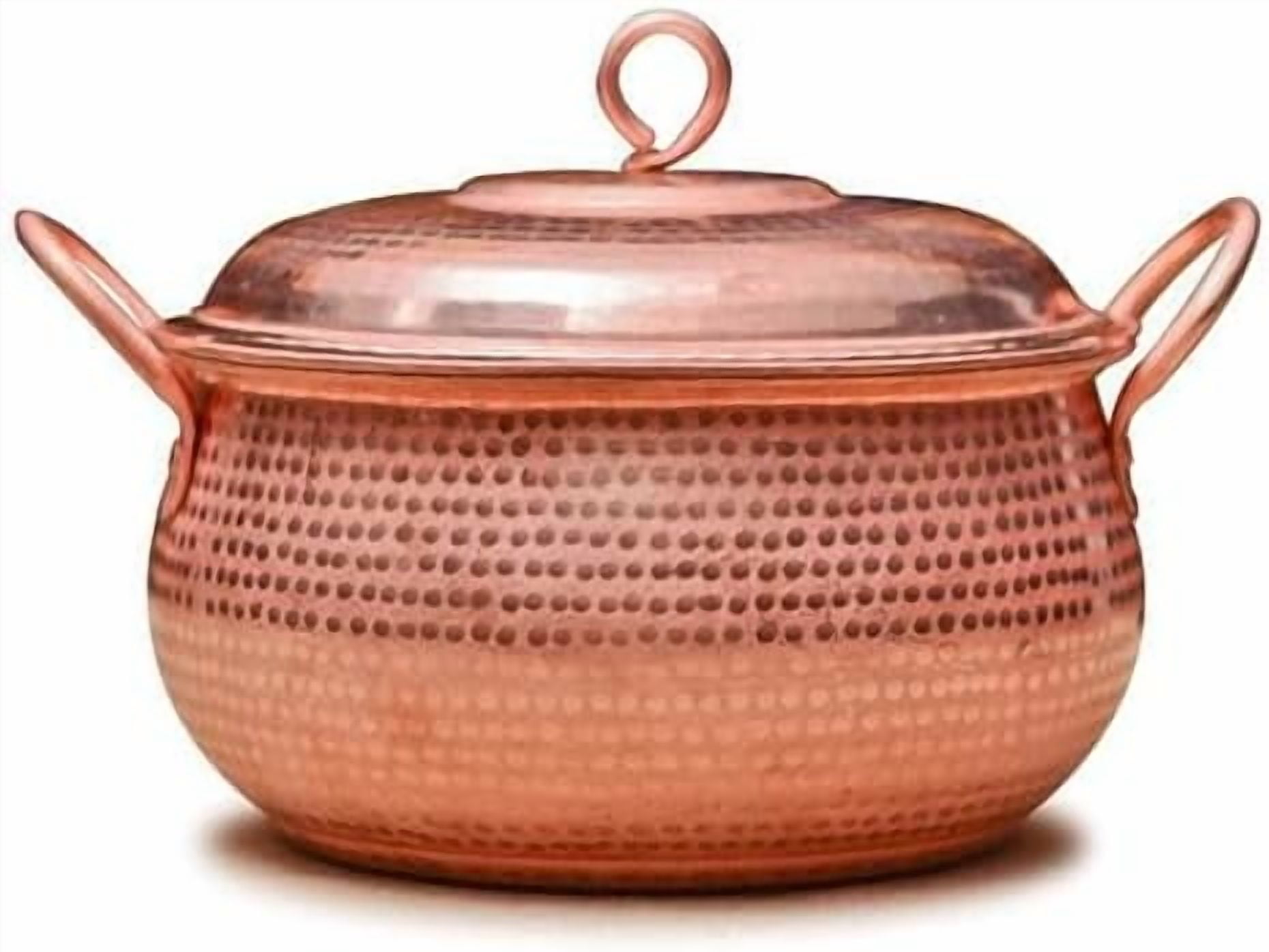 Handcrafted Hammered Copper Cookware Set - Ideal for Copper Chef - Pots ...