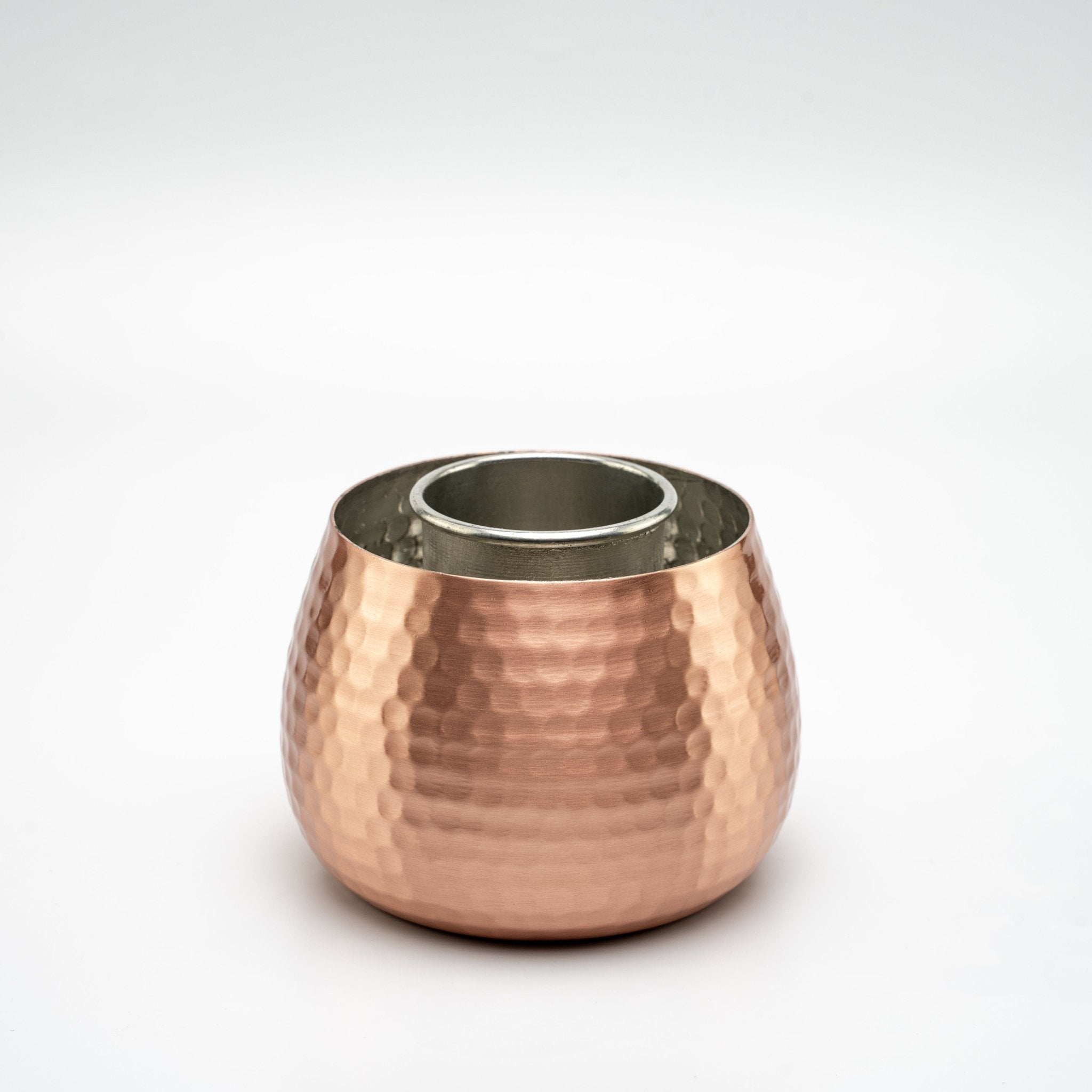 Handcrafted Hammered Copper Ice Bowl Premium Drink and Glass Cooler ...