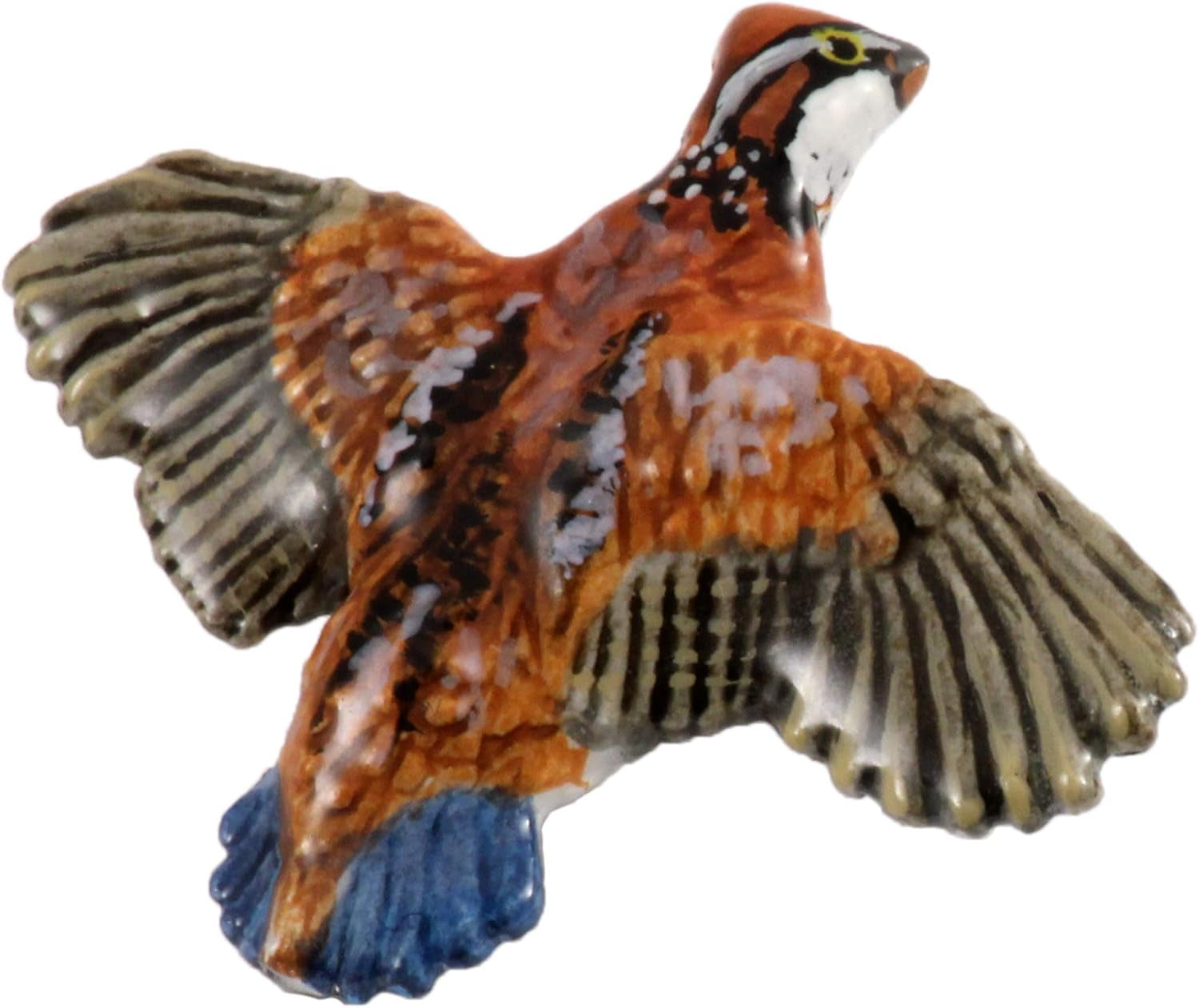 Handcrafted Hand Painted Bobwhite Quail Flying Right Magnet Gift for ...