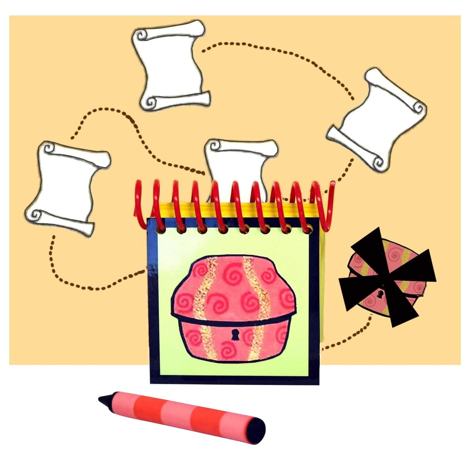 Handcrafted Handy Dandy Notebook inspired notebook 'Treasure' - Walmart.com