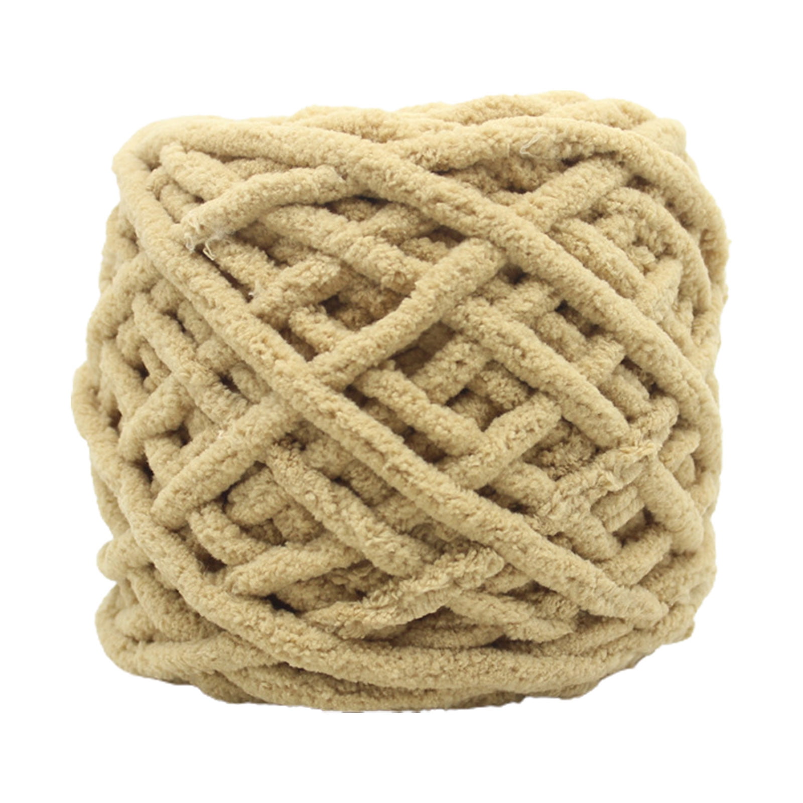 Handcrafted Ice Yarn,Dyed Wool Blend,Thick Texture,Chunky Knit for Doll ...