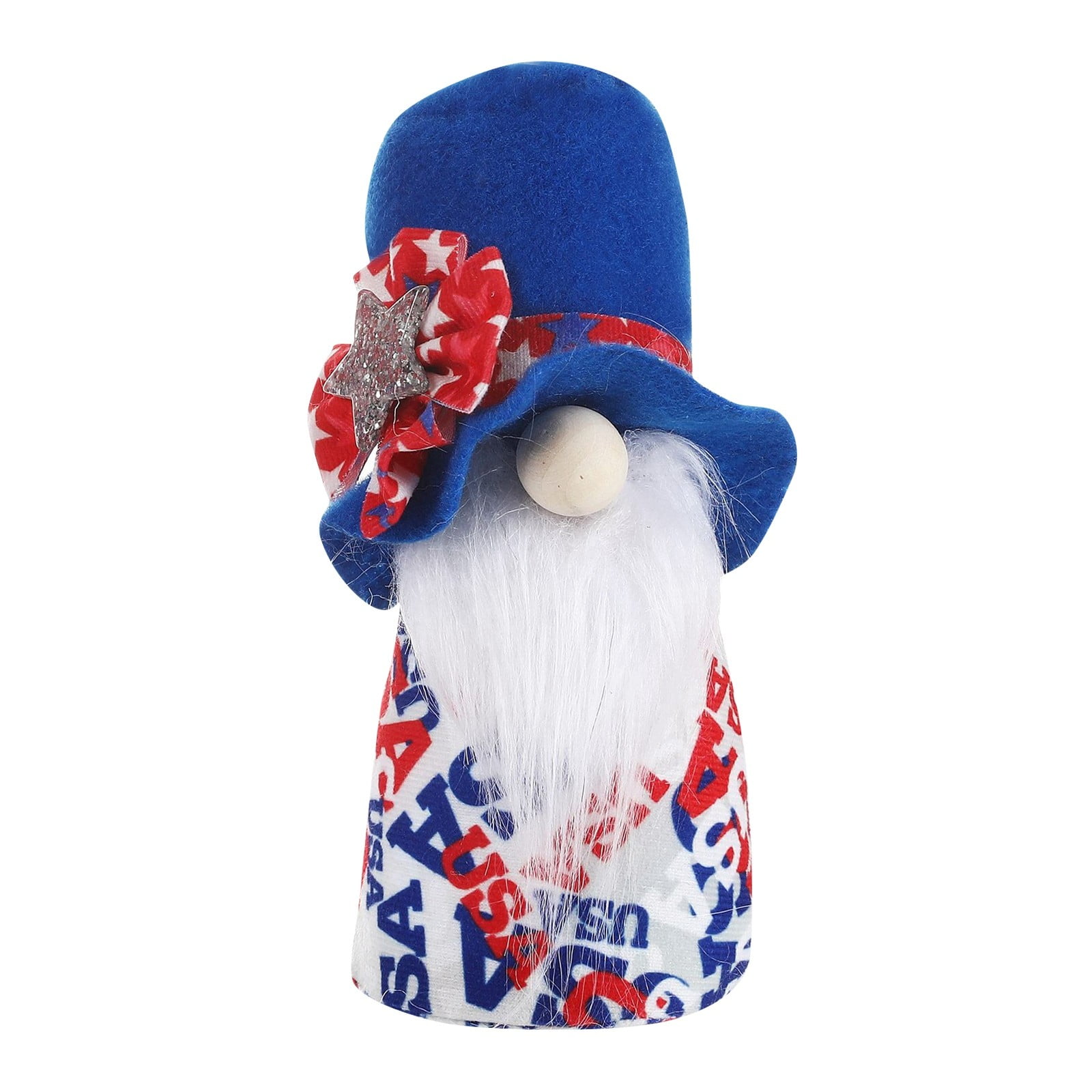 7 Inch July 4th Handmade Patriotic Gnomes, Memorial Day Ornament Doll ...