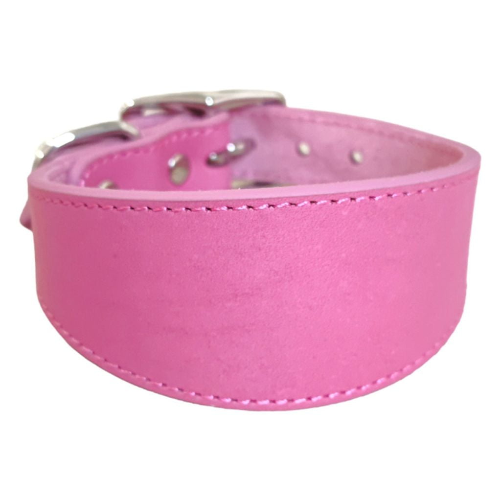 Handcrafted Leathers Collar for Lurchers Puppy Wide Collar Large Breeds ...