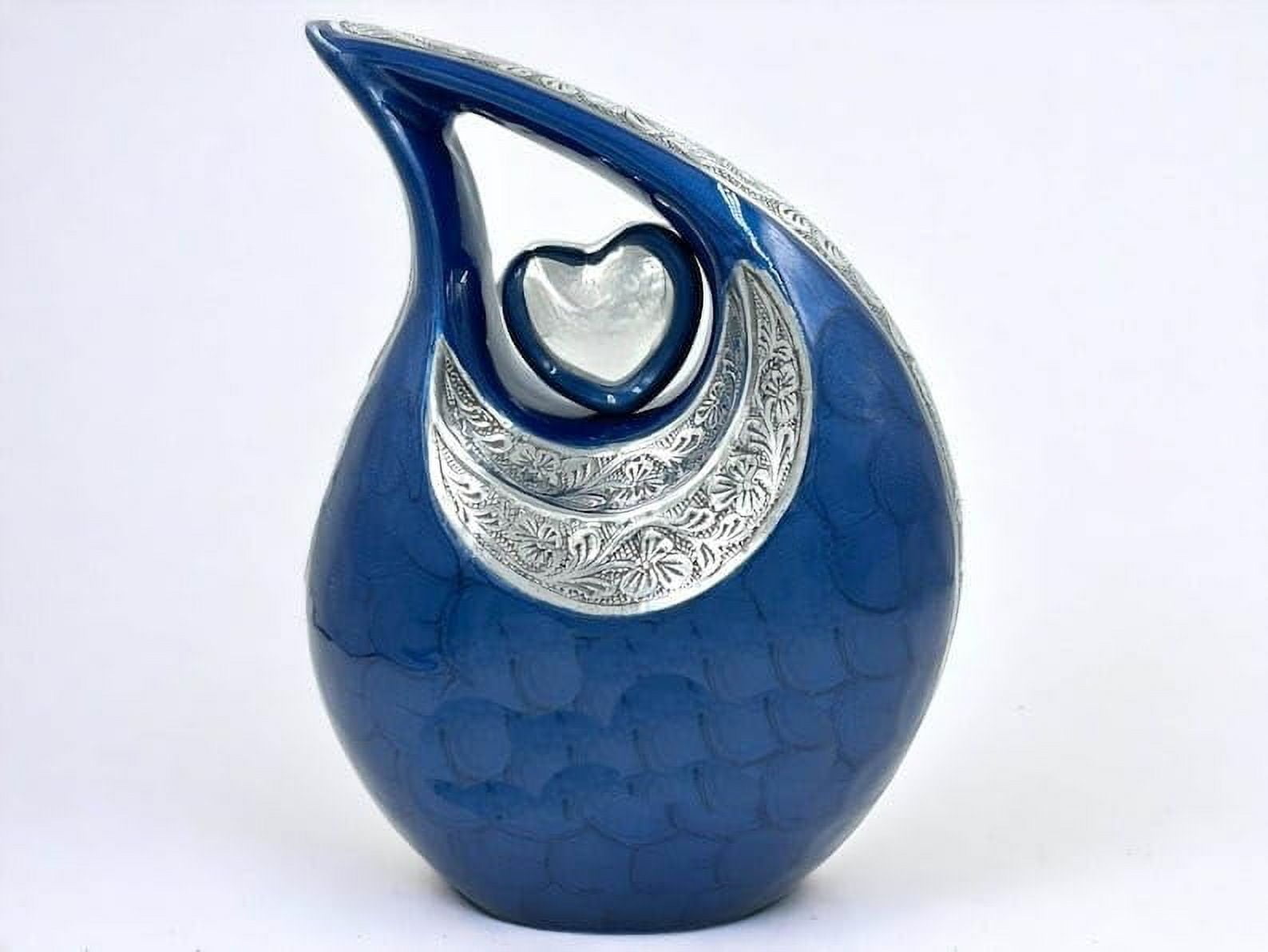 Handcrafted Memorial Teardrop Mini Heart Urn for Male & Female Honor ...