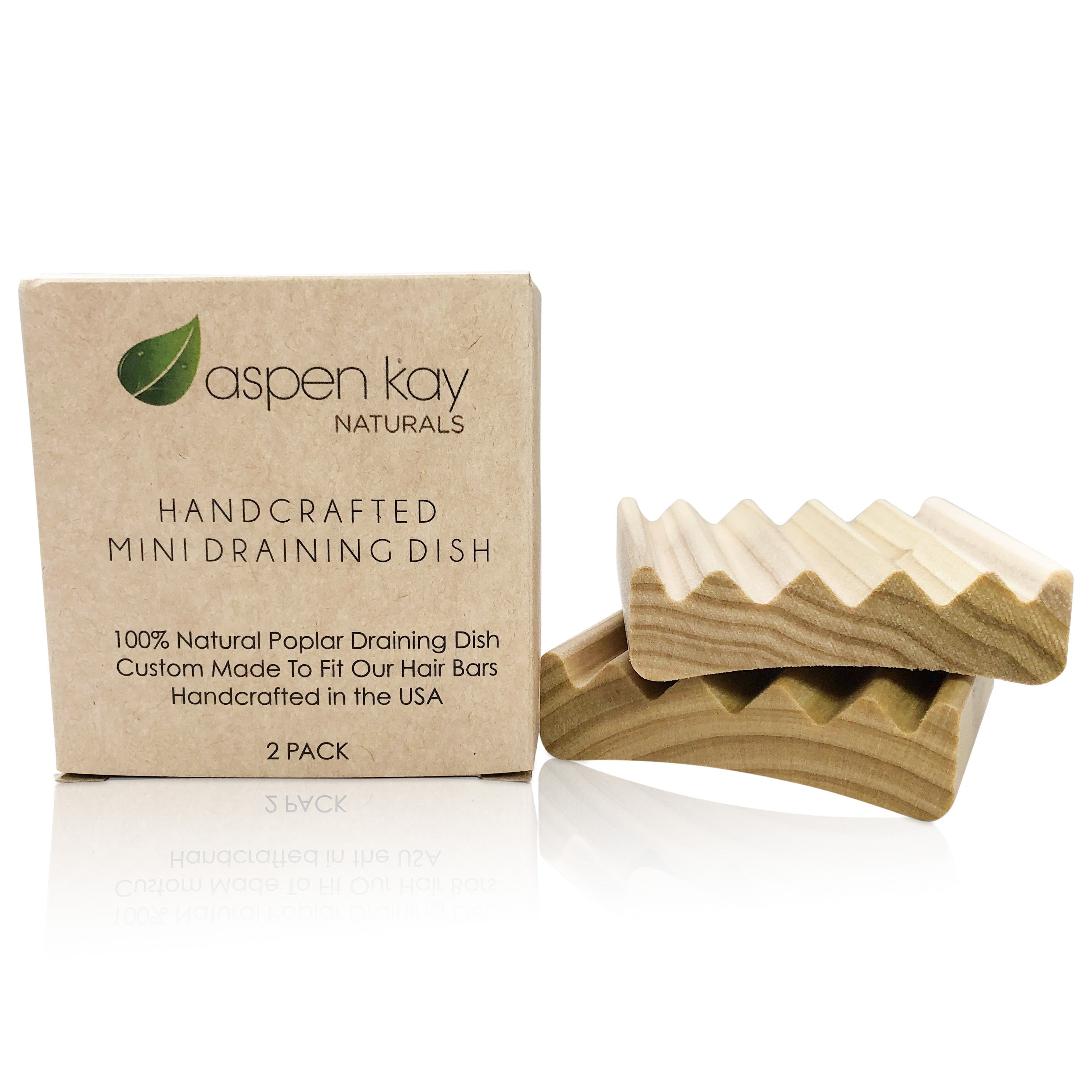 Handcrafted Mini Soap Dish (2 Pack) - Walmart.com